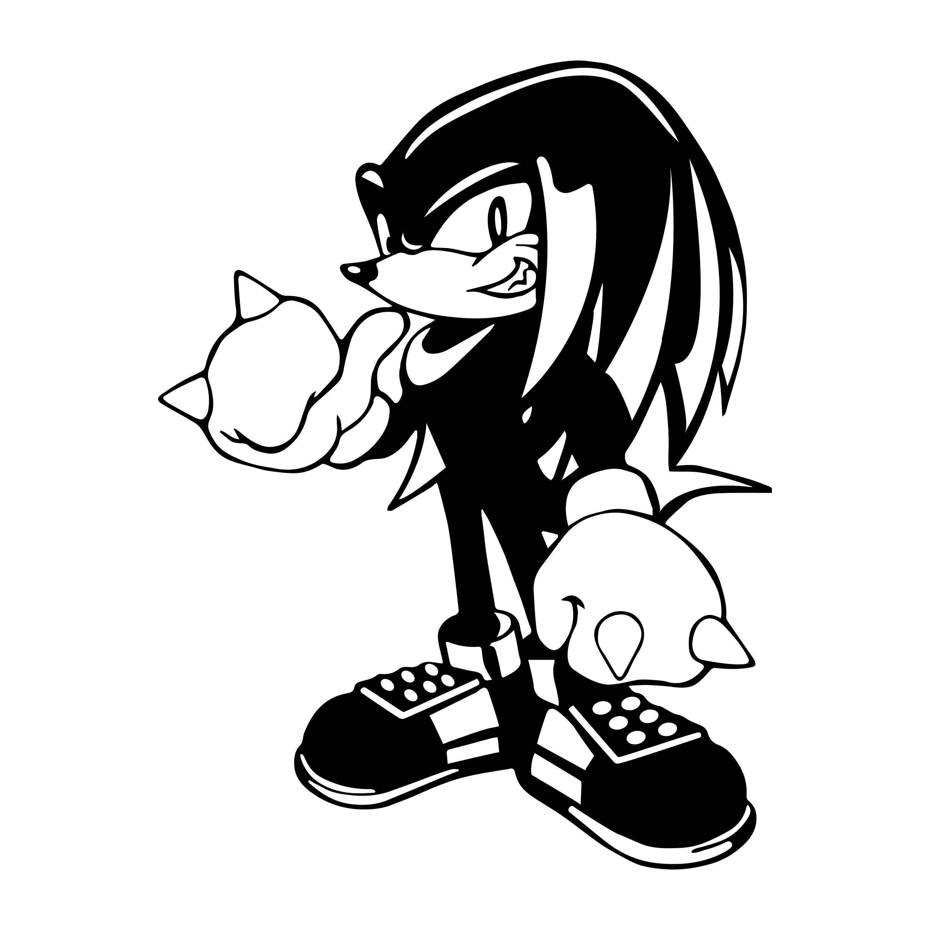 Sonic Knuckles Vinyl Sticker Decal for Laptops, Phones, Cars, & More - Etsy