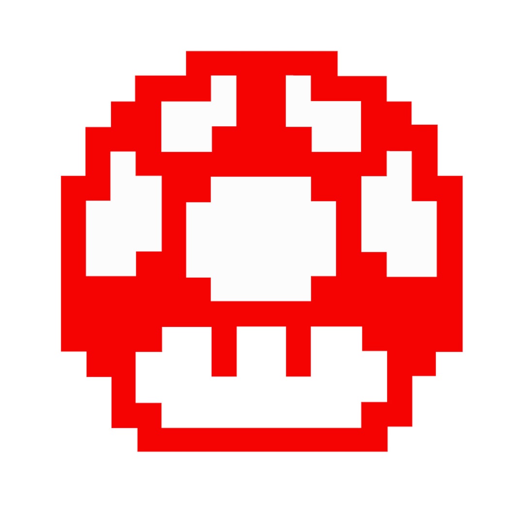 Toad Mario Mushroom Vinyl Sticker Decal for Laptops, Phones, Cars ...