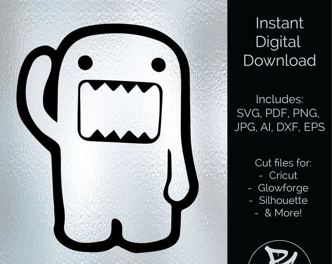 Domo Kun Clip Art Graphic Digital Download Files: Png, Jpg, Svg, Ai ...