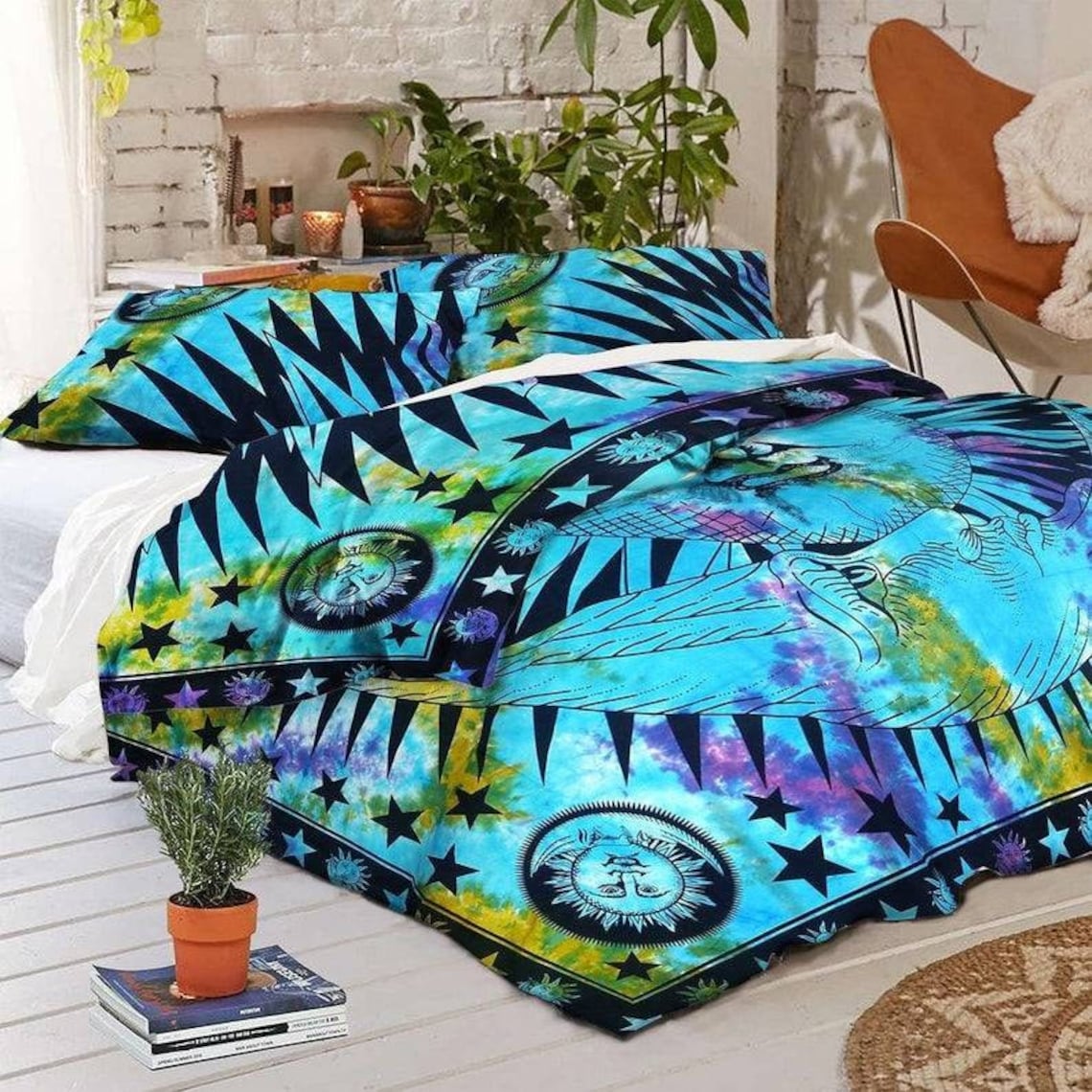 Sun Moon Quilt Doona Duvet Quilt Cover Queen Size Bedding - Etsy
