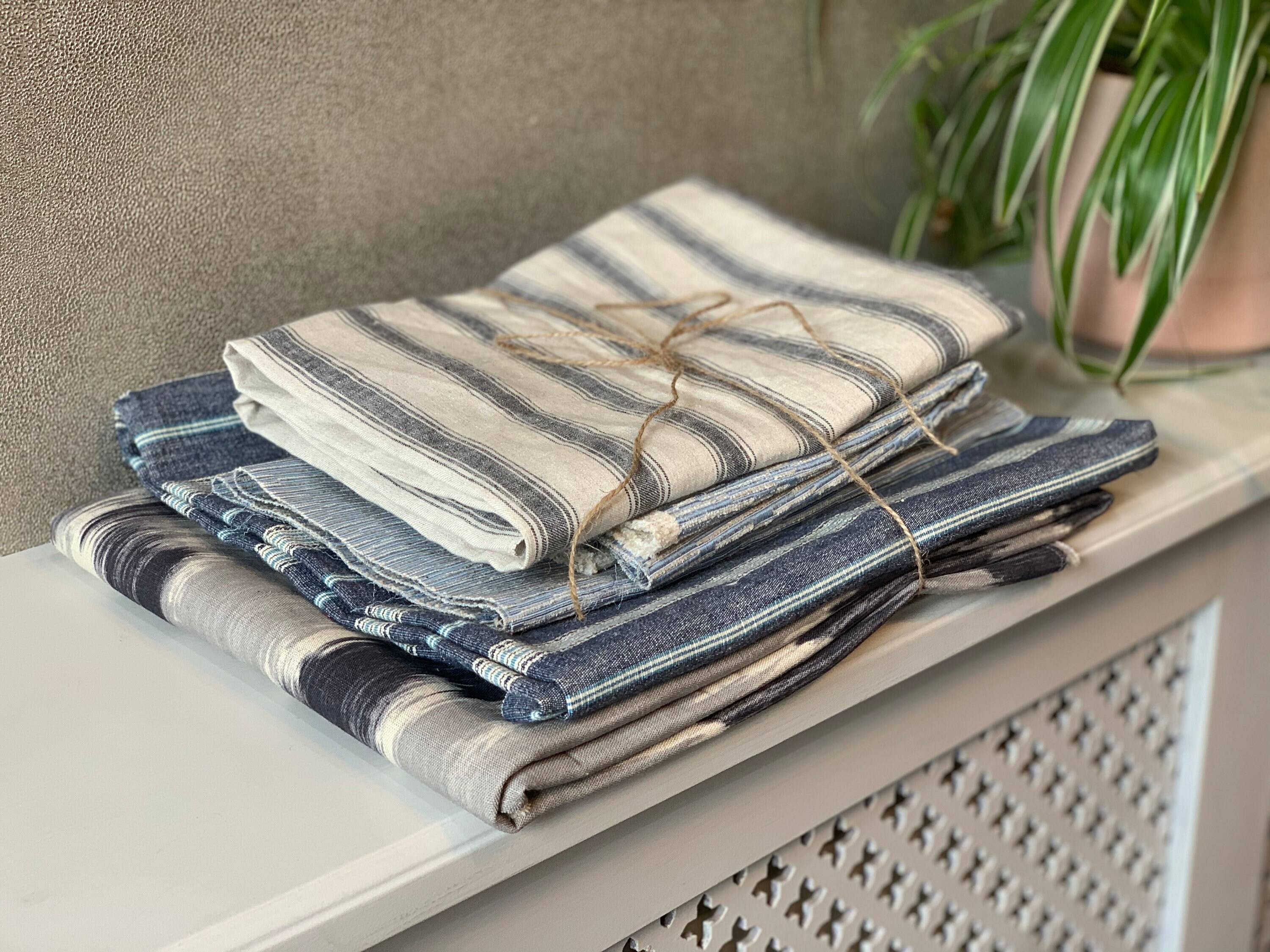 Blue Remnant Fabrics - Etsy