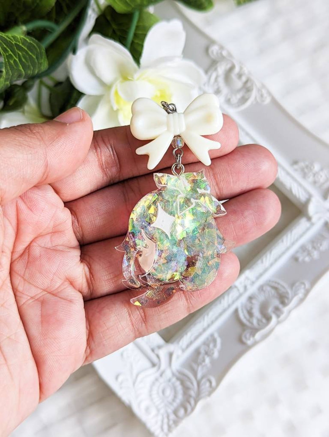 Holographic Paimon, Genshin Impact Resin Charm, Switch Dust Plug ...