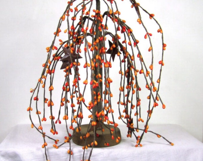 Pip Berry Tree Orange Pip Berry Willow Tree Country Home Decor ...