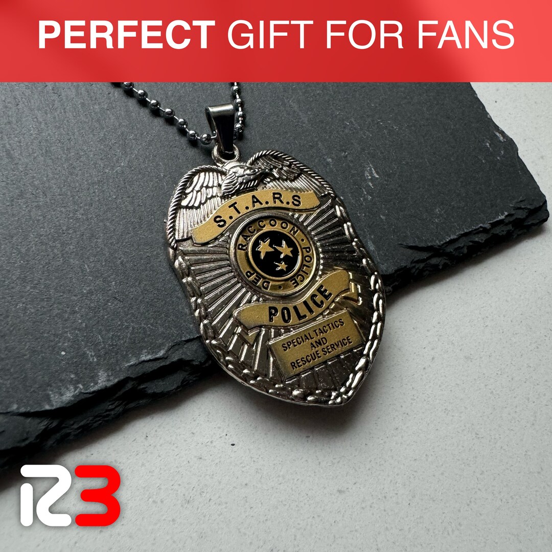 Unofficial S.T.A.R.S RCPD Medallion Game Design Replica Prop. Perfect ...