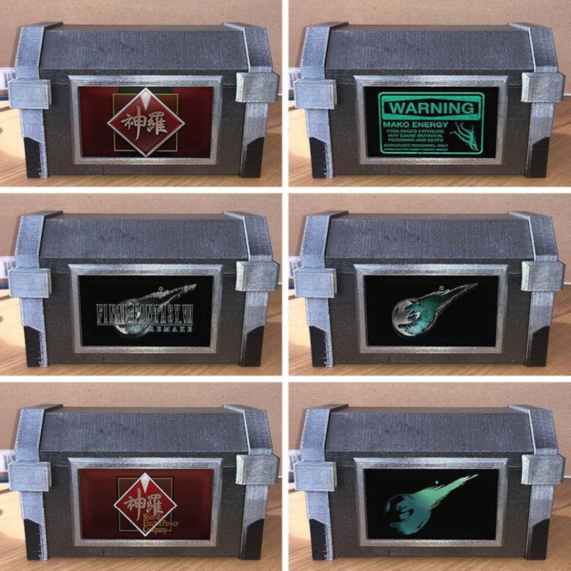 Extra Large FF7 Remake Chest Final Fantasy VII Inspired | Etsy