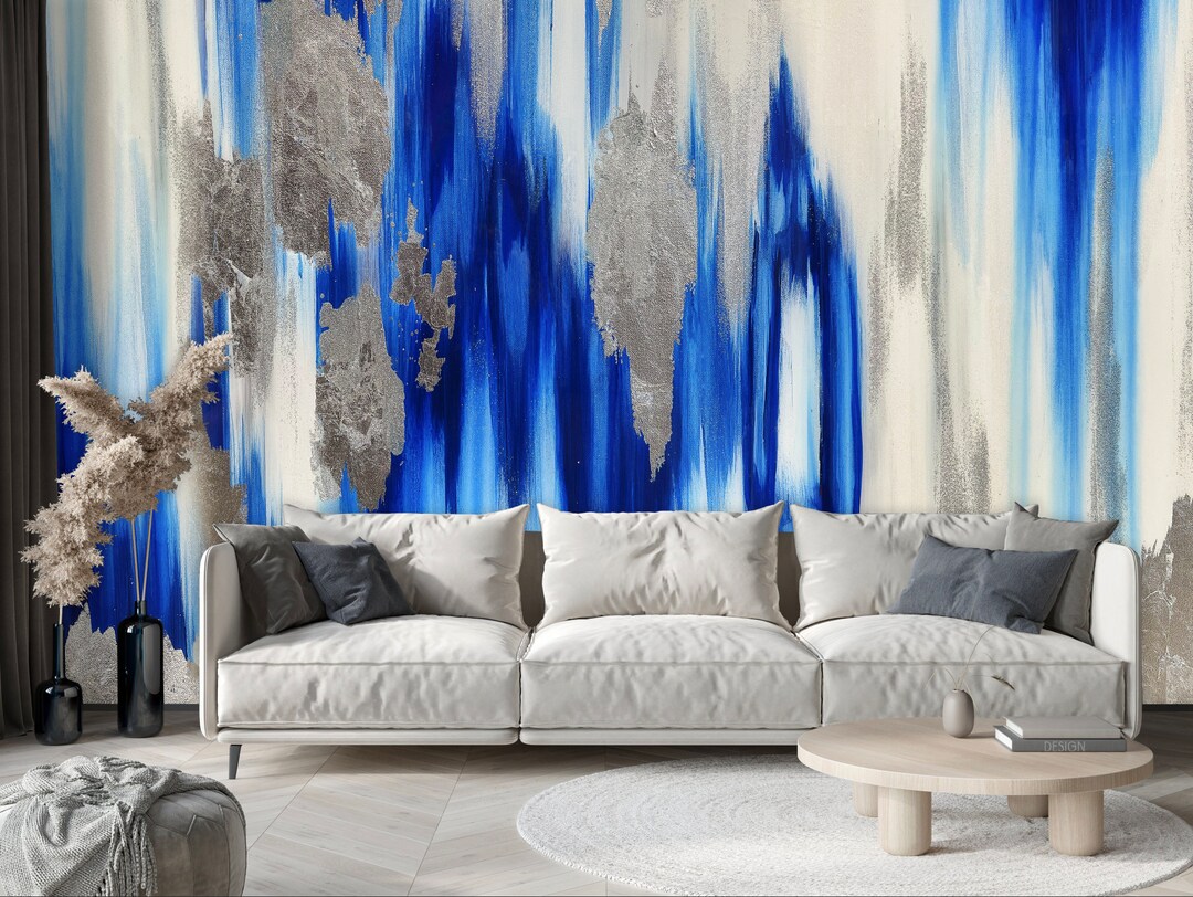 Blue Ice Wall Mural, Removable Wall Mural, Peel and Stick Wallpaper ...