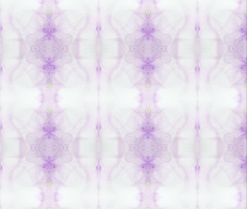 Gilded Lilac Wall Mural Abstract Watercolor Wallpaper Mural | Etsy