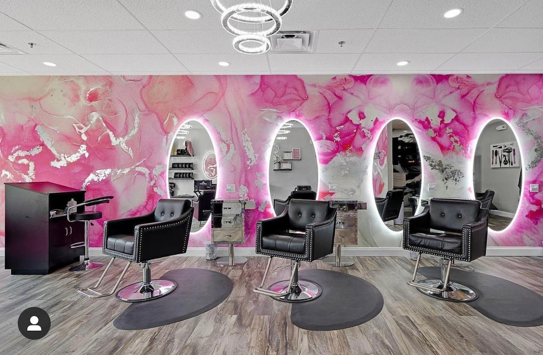 Pink Diamond Wall Mural, Removable Wall Mural, Peel and Stick Wallpaper ...