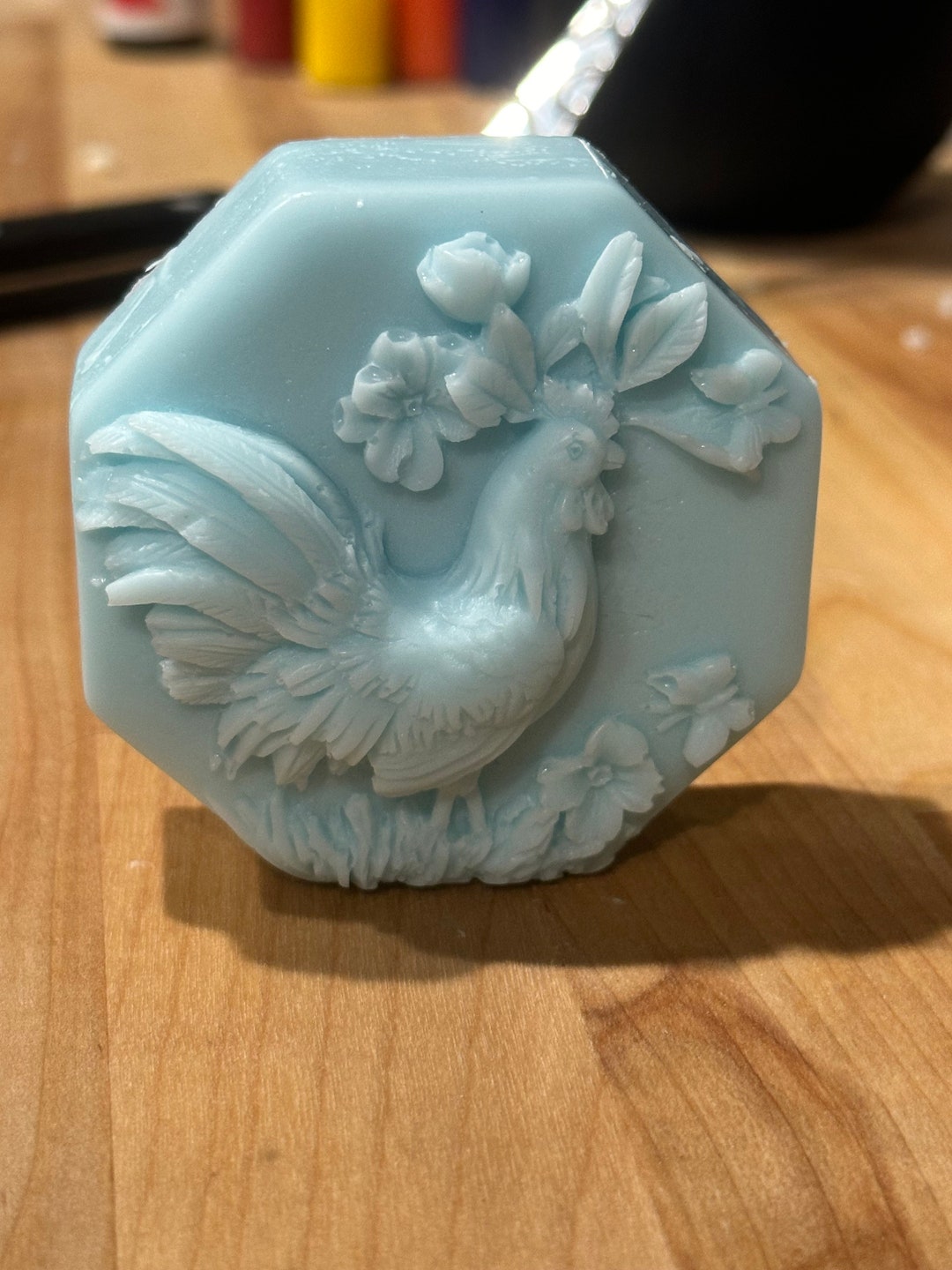 Honey Almond Chicken Imprinted Soap - Etsy