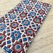 Ajrakh Hand Block Print,white Ajrakh Fabric, Cotton Fabric by Yard ...