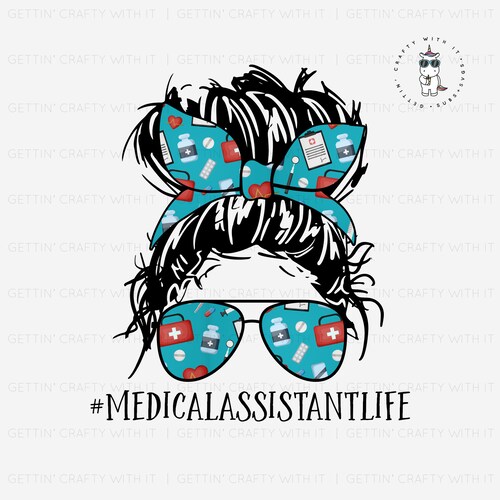 Medical Assistant PNG Medical Assistant Design Sublimation - Etsy