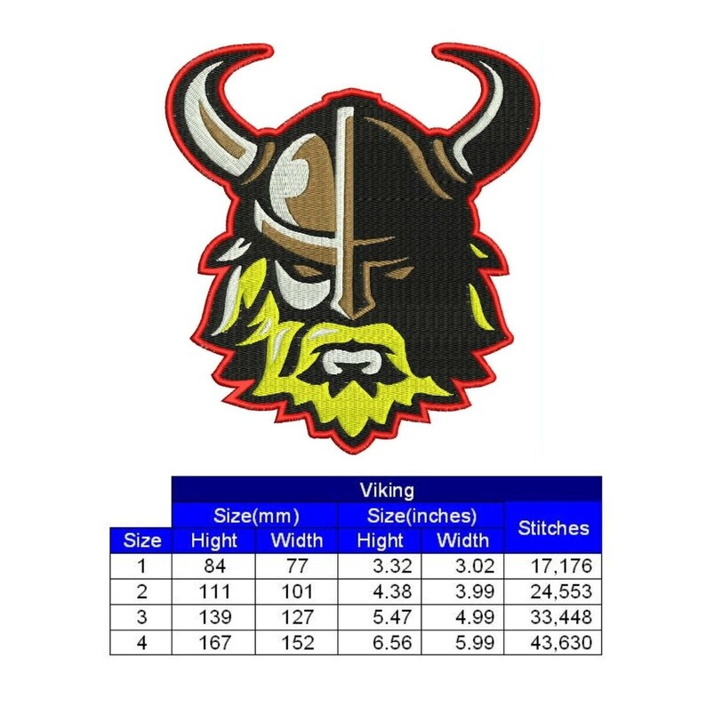 Viking Machine Embroidery Designsviking Warrior Embroidery - Etsy