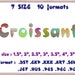 Croissant Blending Embroidery Fonts Machine Embroidery Designs Monogram ...