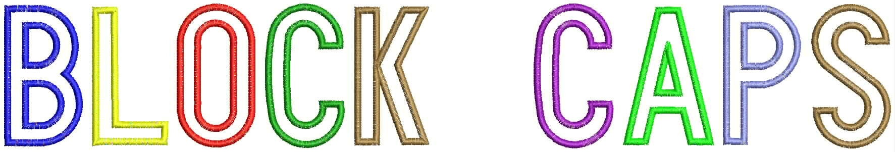Block Caps Applique Font Embroidery Designs Machine Embroidery - Etsy