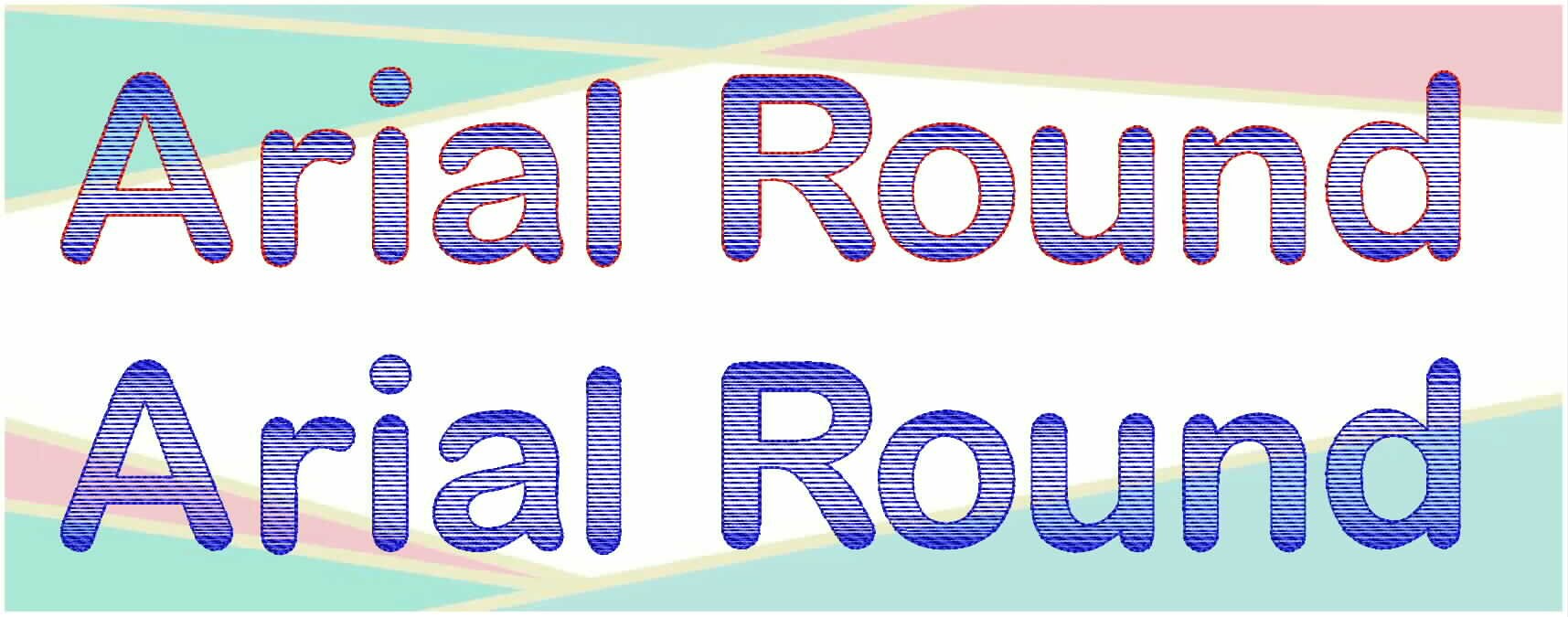 Arial Round Sketch Embroidery Font Machine Embroidery Designs - Etsy