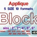 Block Applique Font Embroidery Designs Machine Embroidery Designs ...