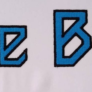 Angle Block 2 Color(fill+satin) Embroidery Fonts Machine Embroidery ...