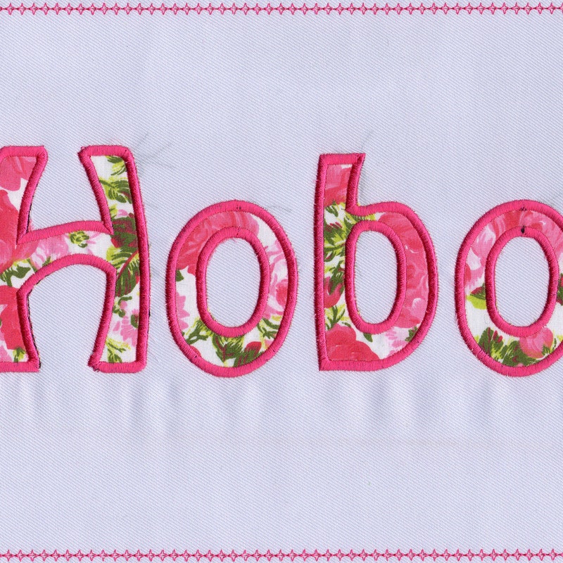 Machine Applique Fonts - Etsy