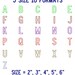 Block Caps Applique Font Embroidery Designs Machine Embroidery - Etsy