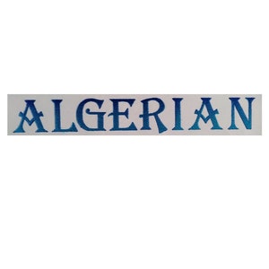 Algerian Blending Embroidery Fonts Machine Embroidery Designs Monogram ...