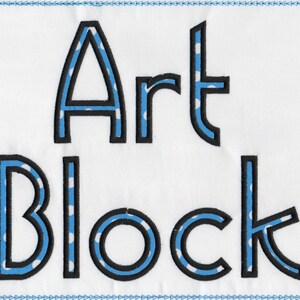 Art Block Applique Font Embroidery Designs Machine Embroidery Designs ...