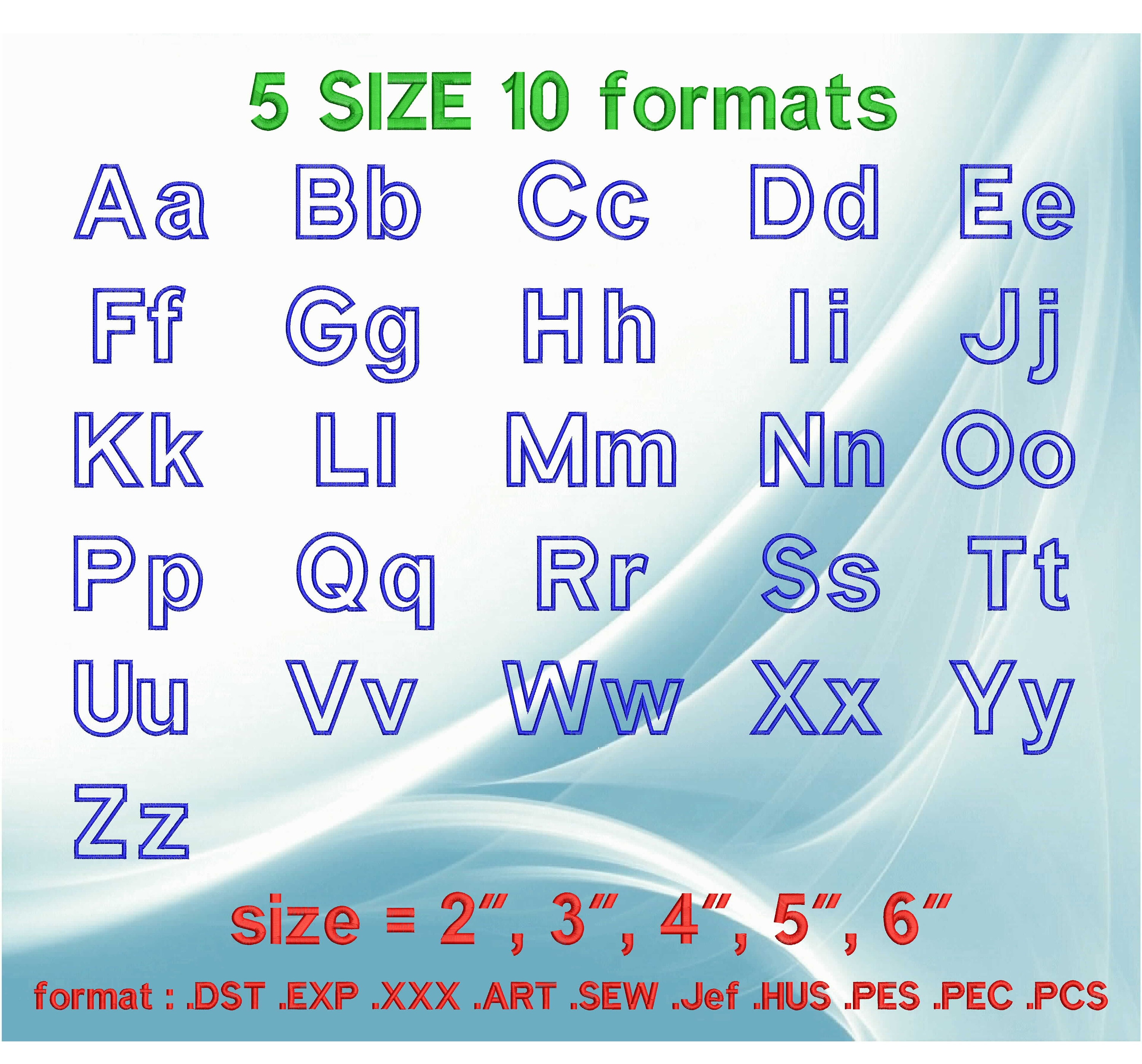 Block Applique Font Embroidery Designs Machine Embroidery Designs ...