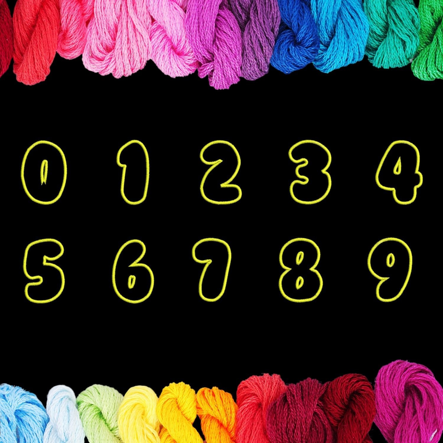 Bubblegum Embroidery Applique Fonts and Designsembroidery - Etsy