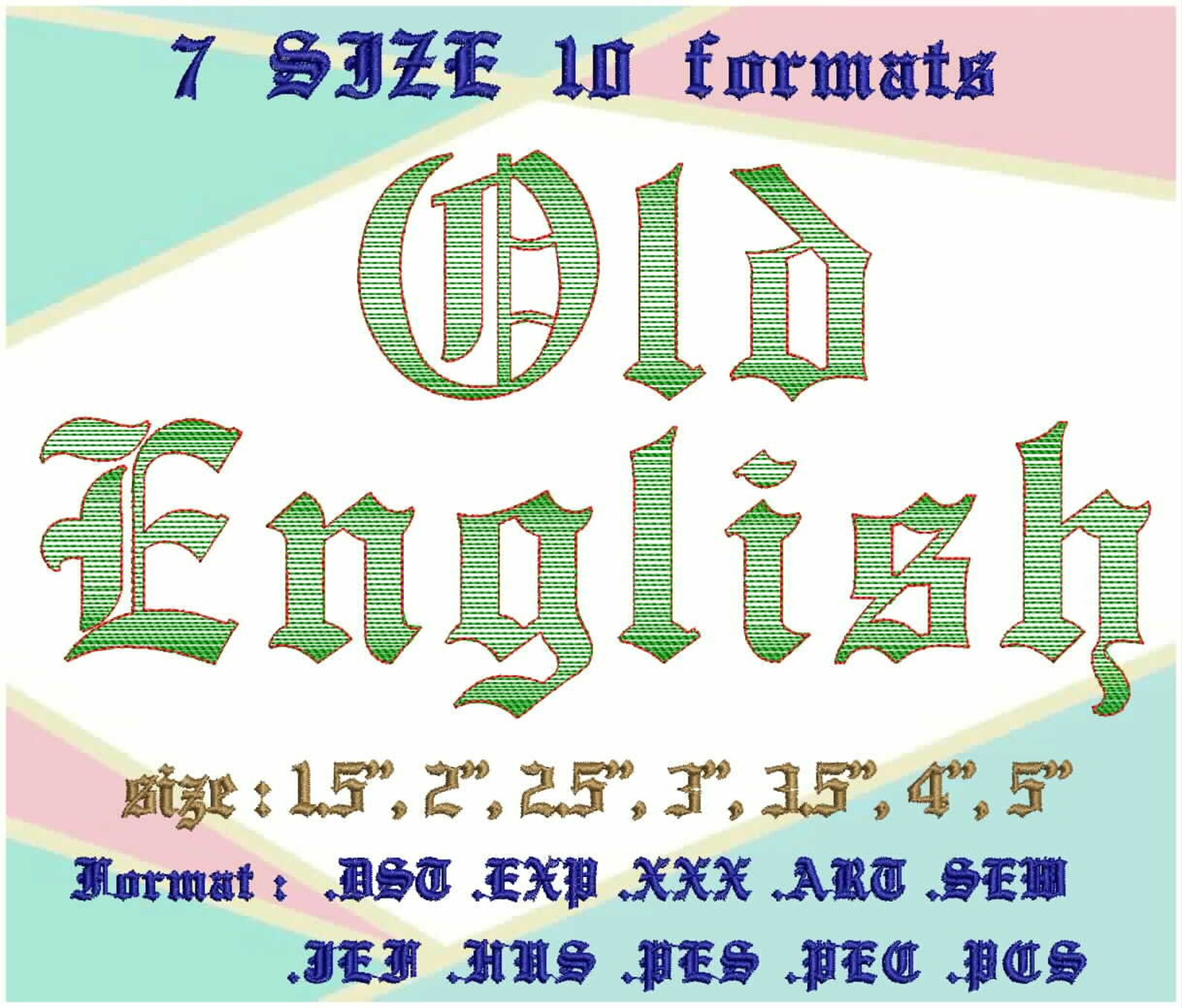 Old English Sketch Font Monogram Alphabet Font Machine | Etsy