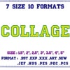 Columbo 2 Color(fill+satin) Embroidery Fonts Machine Embroidery Designs ...