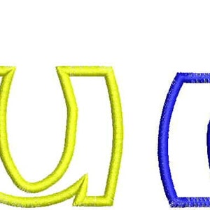 Columbo Applique Font Embroidery Designs Machine Embroidery Designs ...