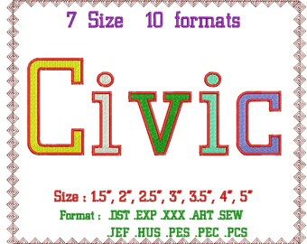 Block 2 Colorfillsatin Embroidery Fonts Machine Embroidery Designs ...