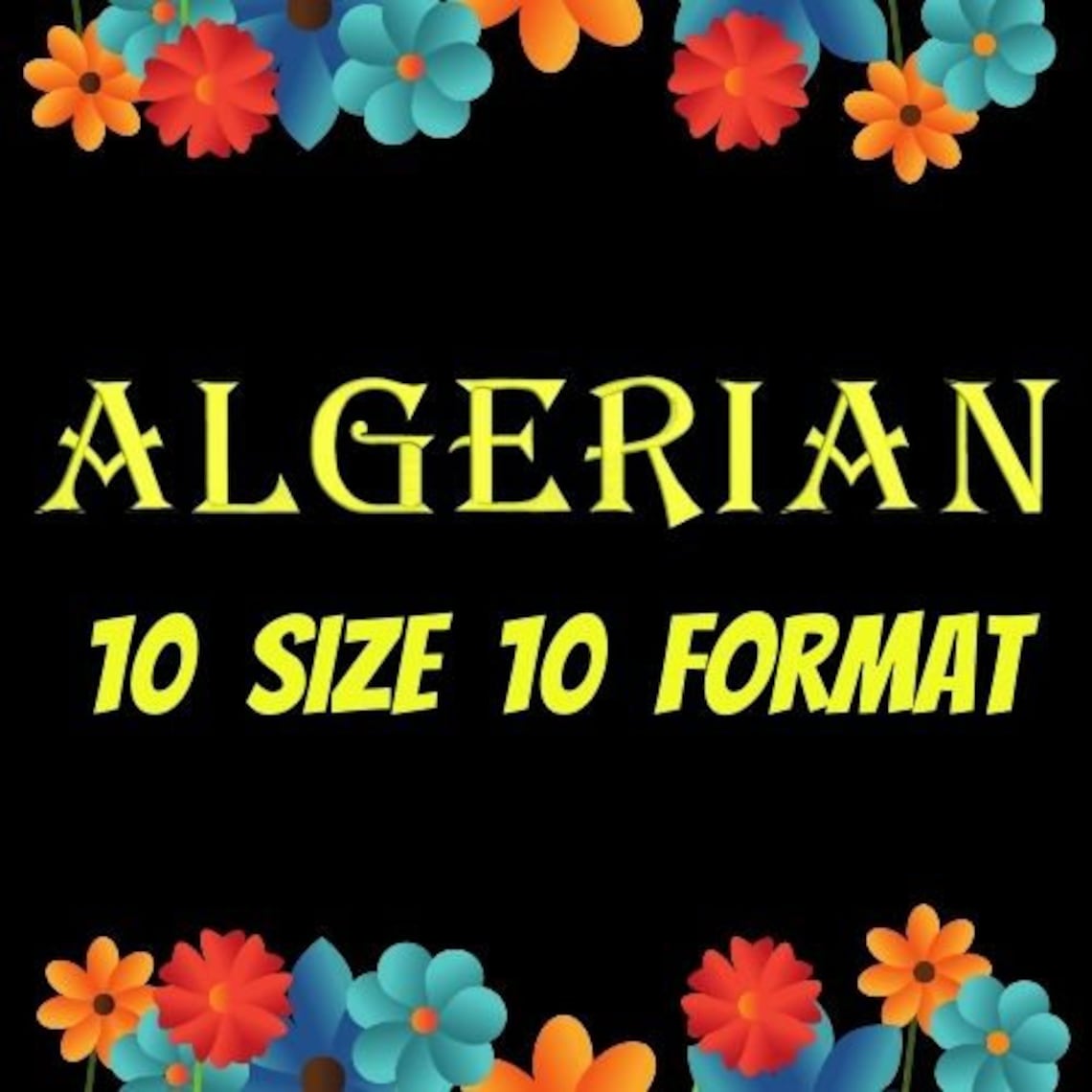 Algerian Embroidery Fontsembroidery Patternembroidery - Etsy