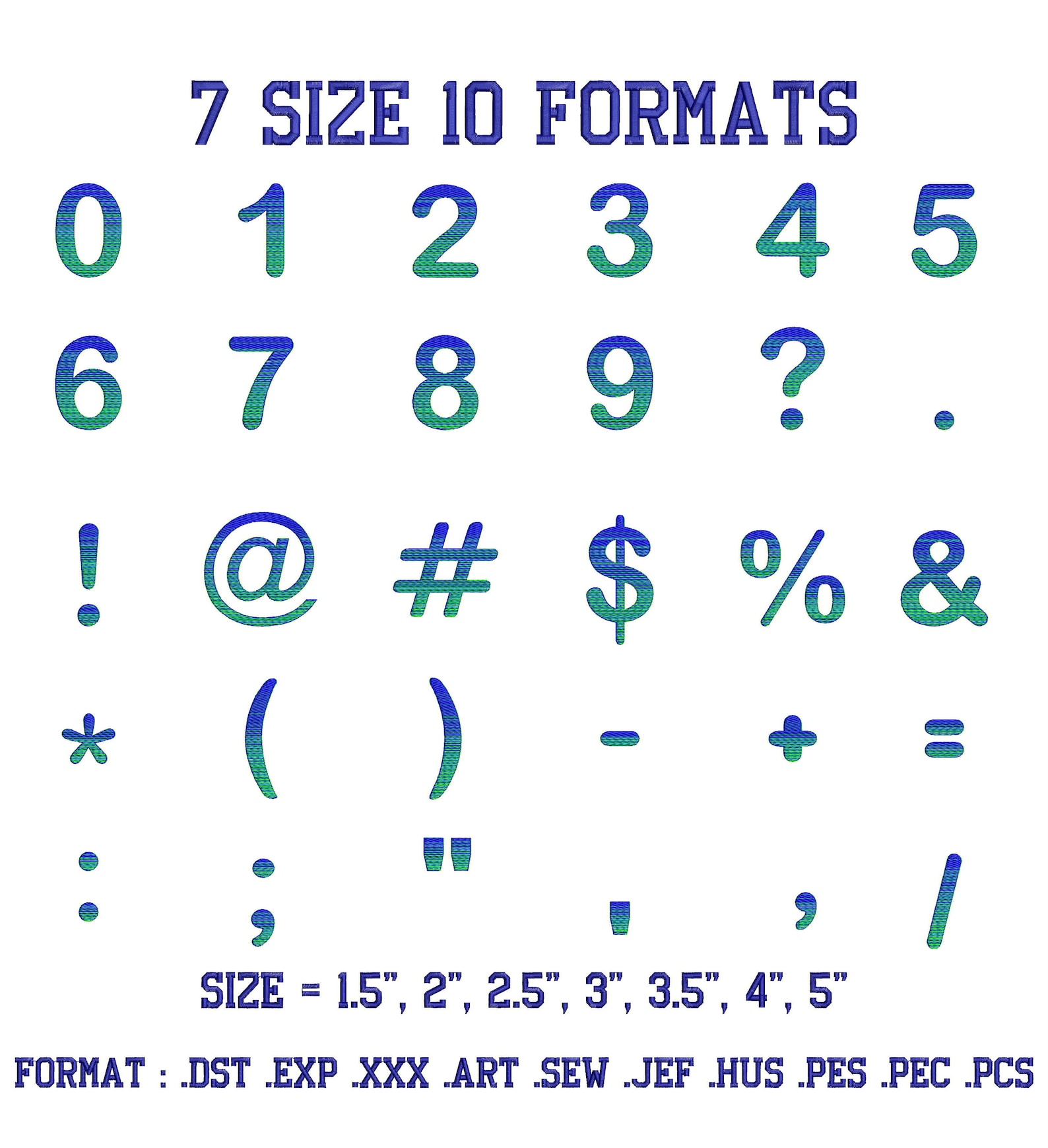 Arial Round Blending Embroidery Fonts Machine Embroidery - Etsy