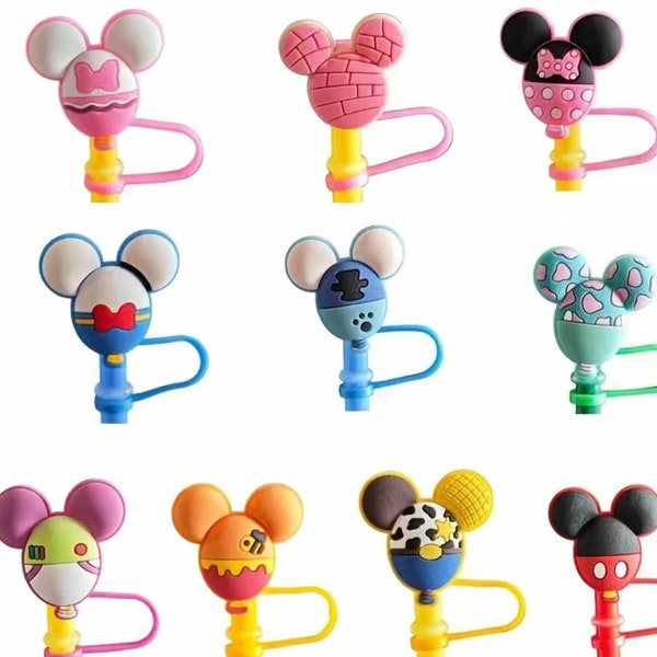Mickey Mouse Straw Topper - Etsy