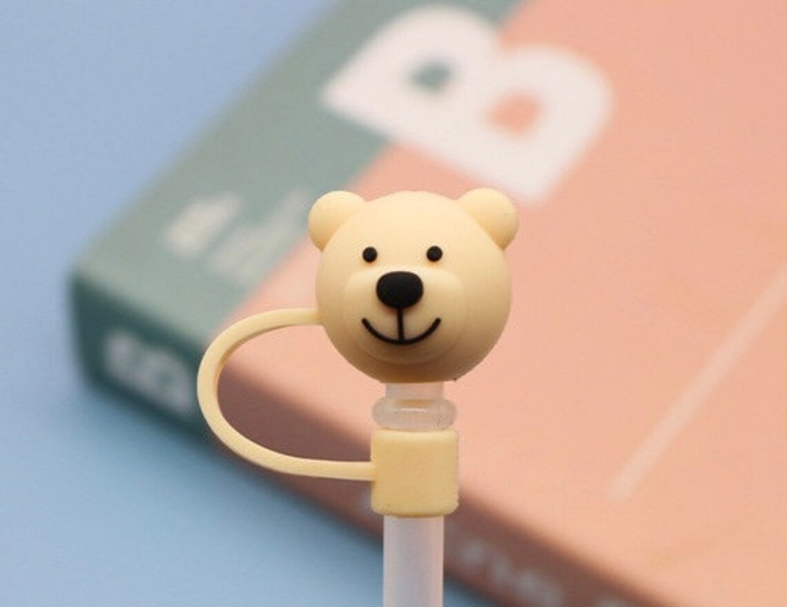 Cute Animal Straw Toppers - Etsy