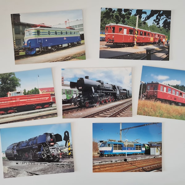 Railroad Postcards - Etsy
