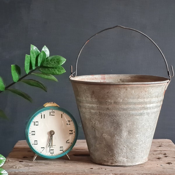 Galvanized Bucket - Etsy