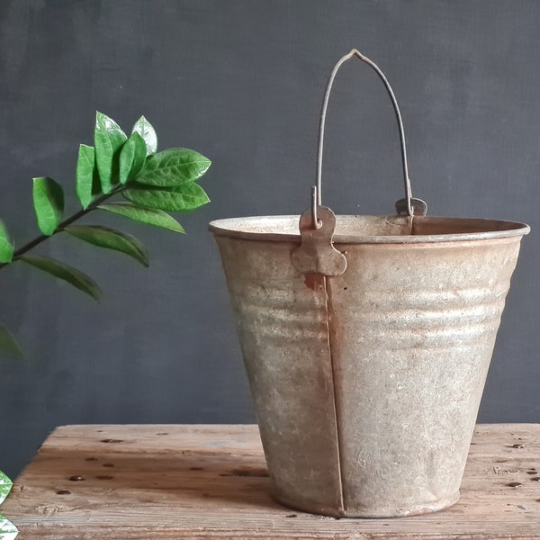 Galvanized Bucket - Etsy