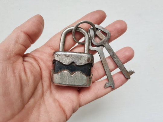 Soviet Vintage Working Padlock with keys Collectible Pad Lock | Etsy