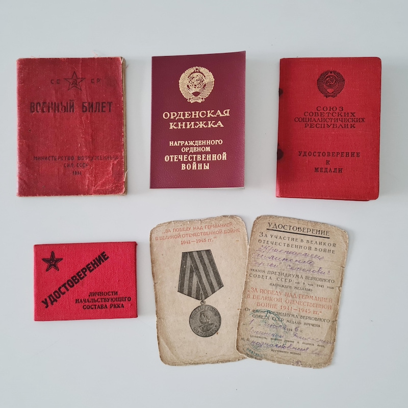 Soviet Military Id - Etsy