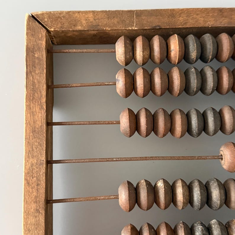 Very Old Small Wooden Abacus, Soviet Vintage Toy, Retro Wall Decor ...