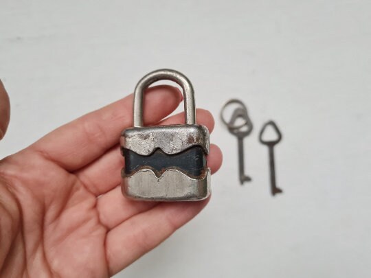 Soviet Vintage Working Padlock with keys Collectible Pad Lock | Etsy