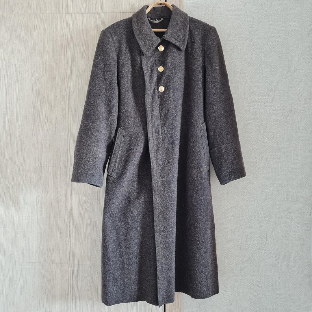 Vintage Soviet Military Overcoat, Size S, Original Winter Woolen ...