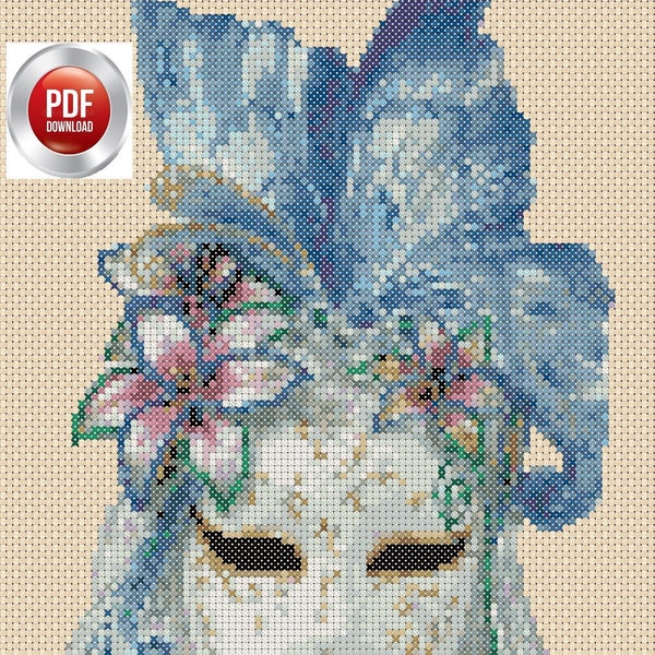 Cross Stitch Mask - Etsy