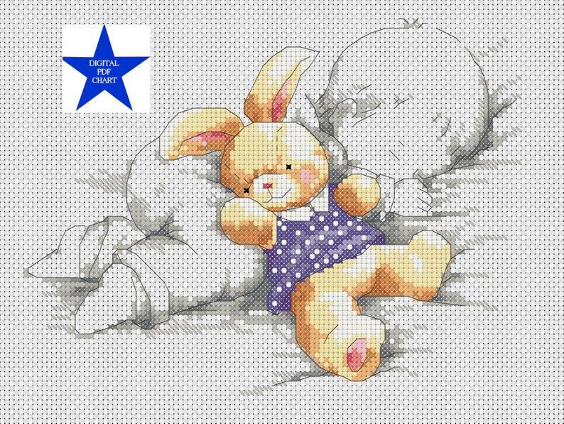 PDF Cross Stitch Chart New Baby Birth Sampler Birth - Etsy