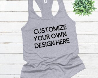 Racer Back Tank Top | Etsy