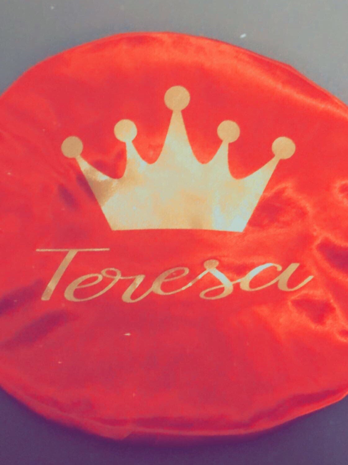 Personalized Satin Bonnet With Crown Design - Etsy