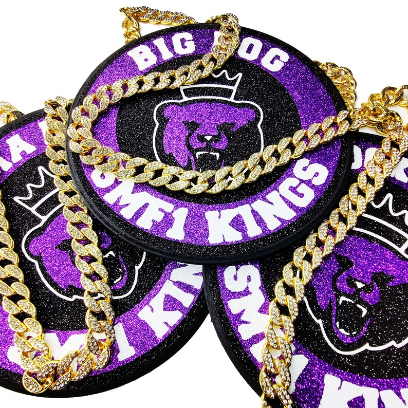 Custom Turnover Chain Medallion Custom Swag Chain Medallion - Etsy