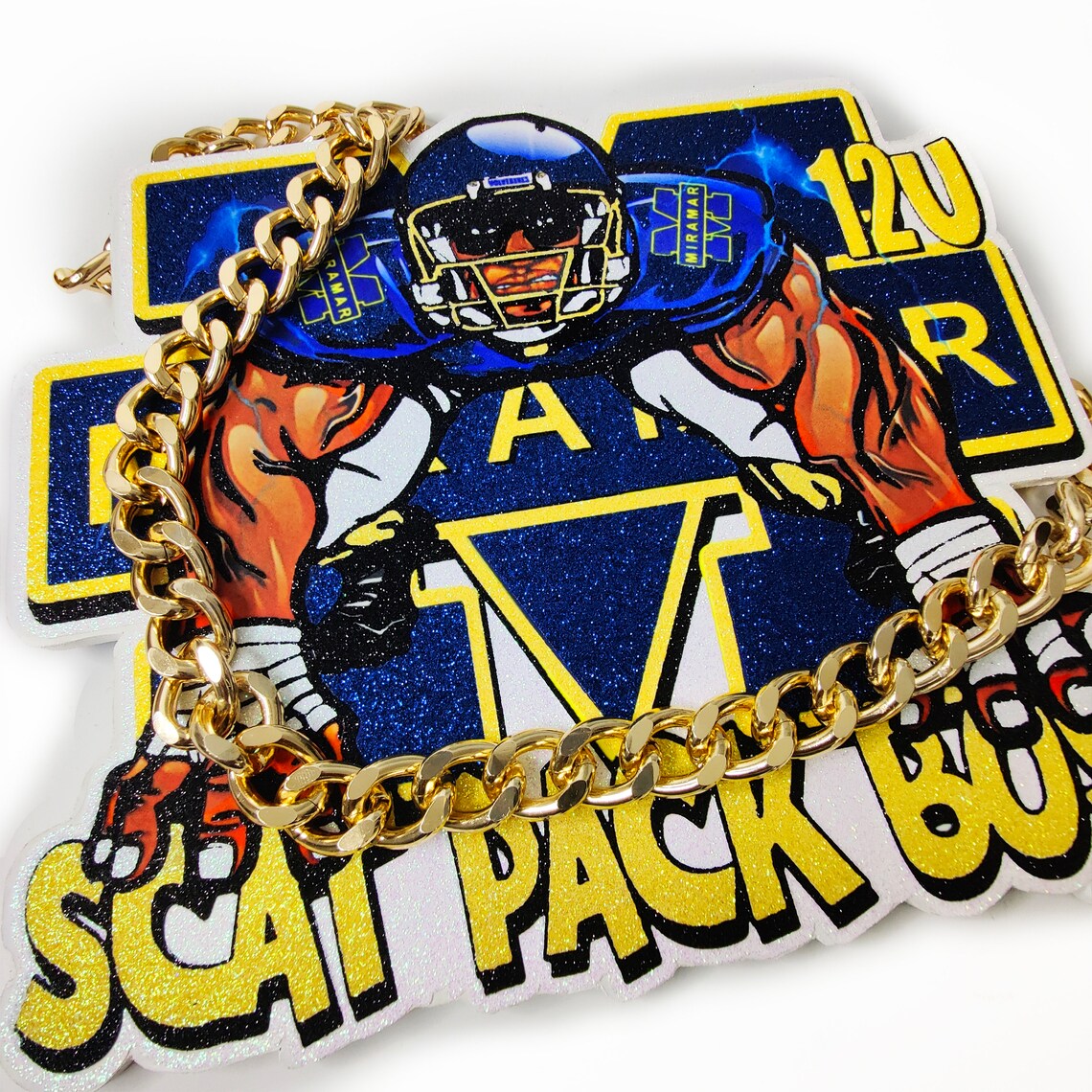 Custom Turnover Chain Custom Swag Chain Custom Shape Chain - Etsy