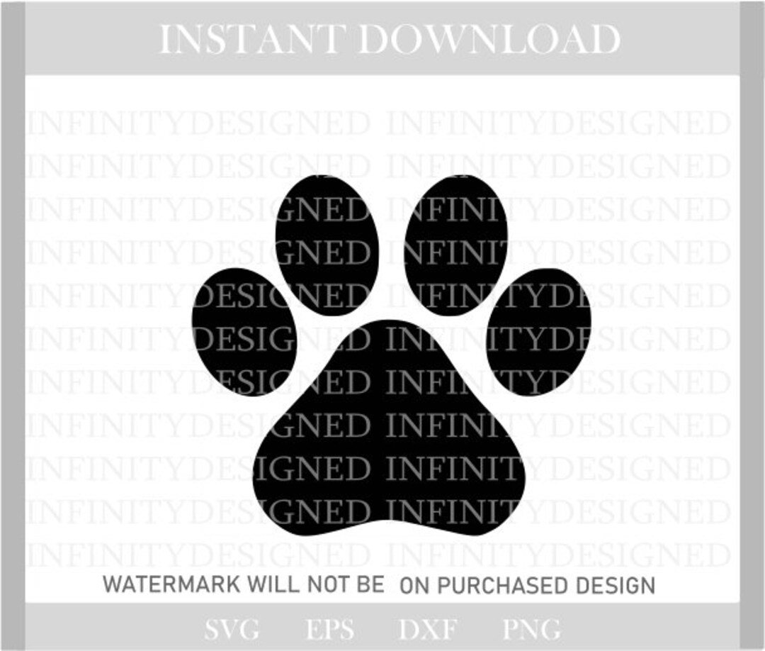 Paw Print Svg,paw Svg,dog Svg,animal Svg, Paw Clipart,paw Vector,svg ...